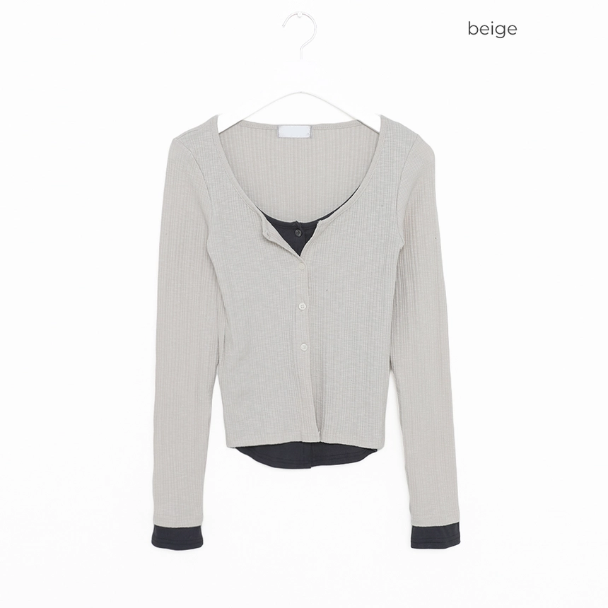 [BEST 50] レイヤードリブカーディガン | ファッション通販サイト NUGU