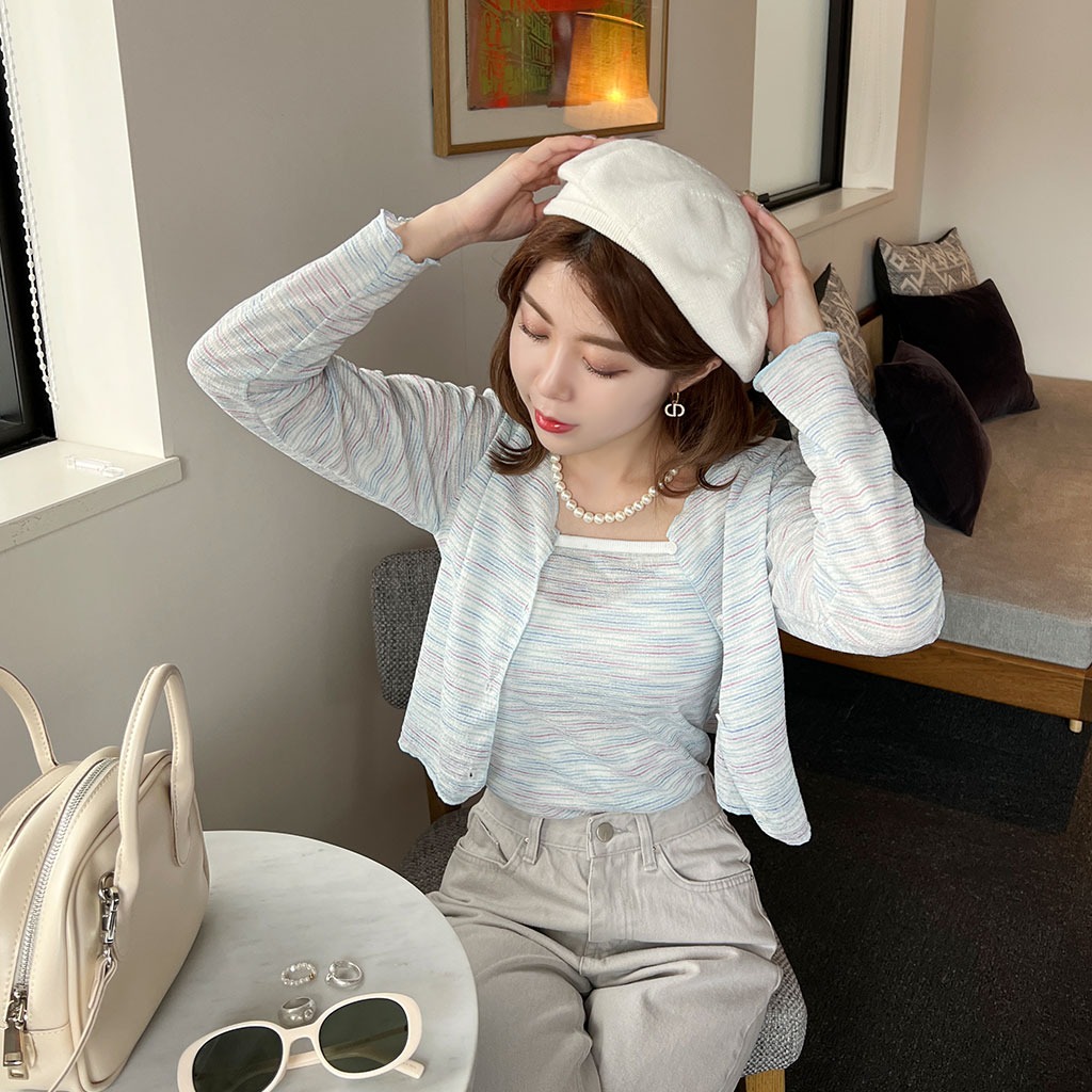 five-color cardigan set | NUGU