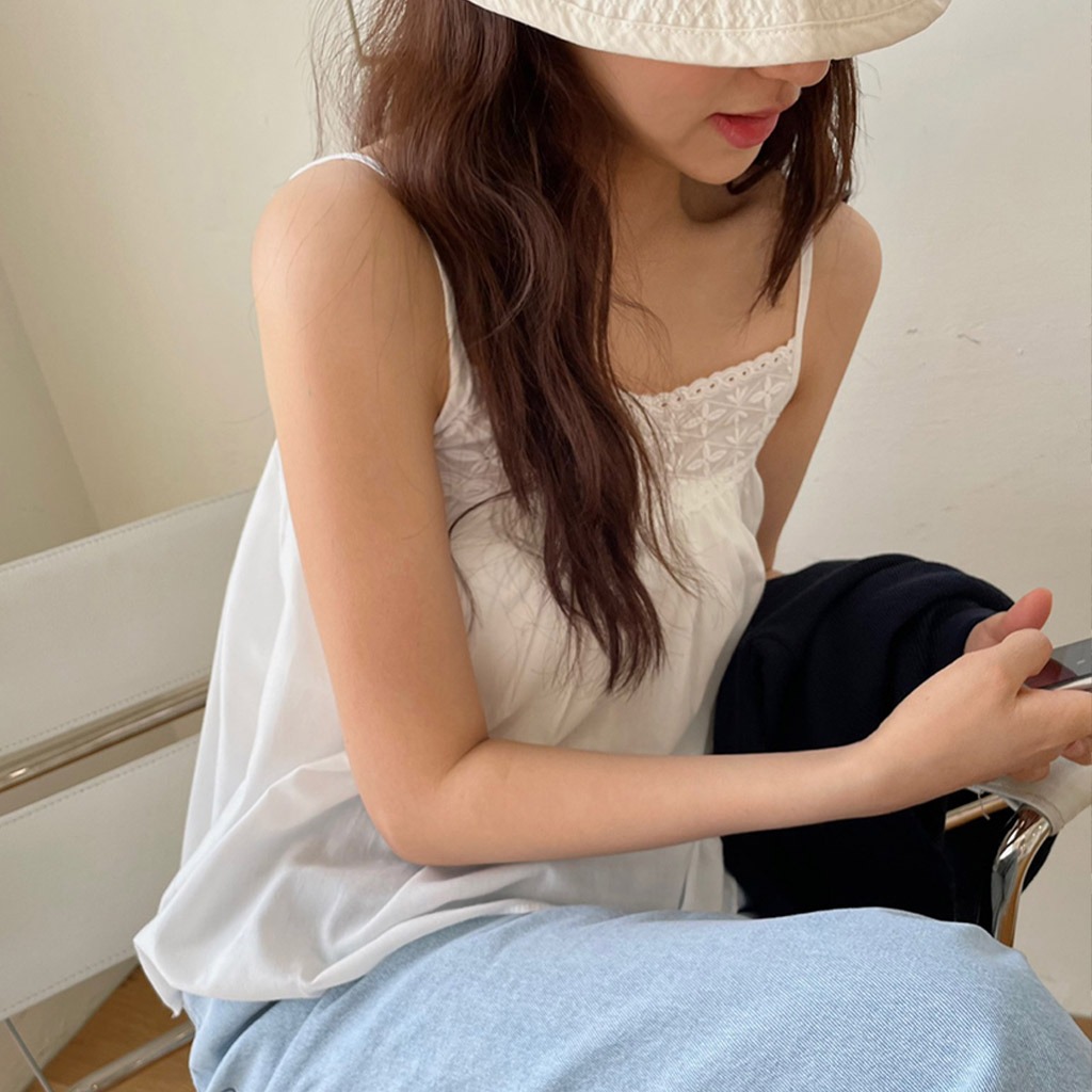 bali strap sleeveless blouse - 2 color | ファッション通販サイト NUGU