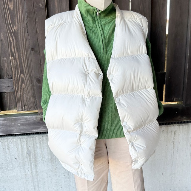 オーバーサイズベルトダックダウンベスト | ファッション通販サイト NUGU