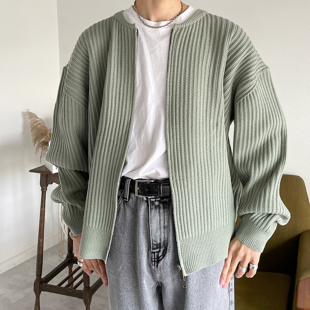 middle havy 2way knit cardigan|ファッション通販サイトNUGU