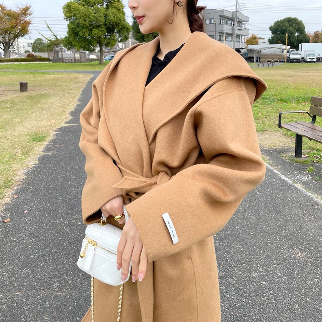 wool hoody handmade coat|ファッション通販サイトNUGU