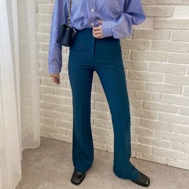 kelly boot-cut slacks|ファッション通販サイトNUGU