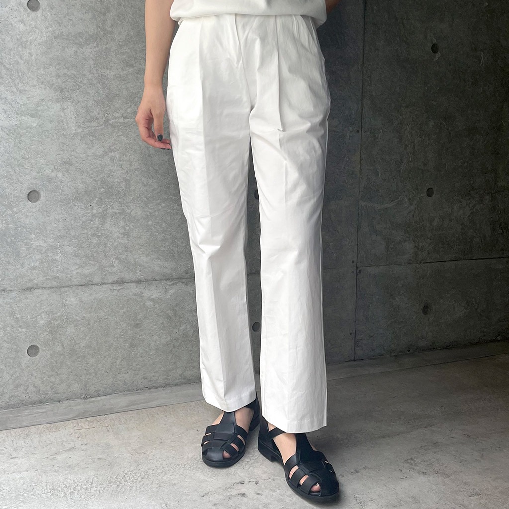 comma pintuck cotton pants | ファッション通販サイト NUGU