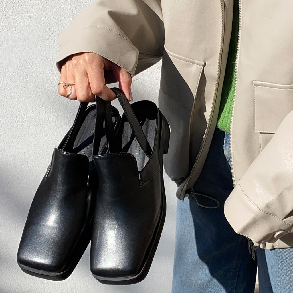 modern square shoes | ファッション通販サイト NUGU