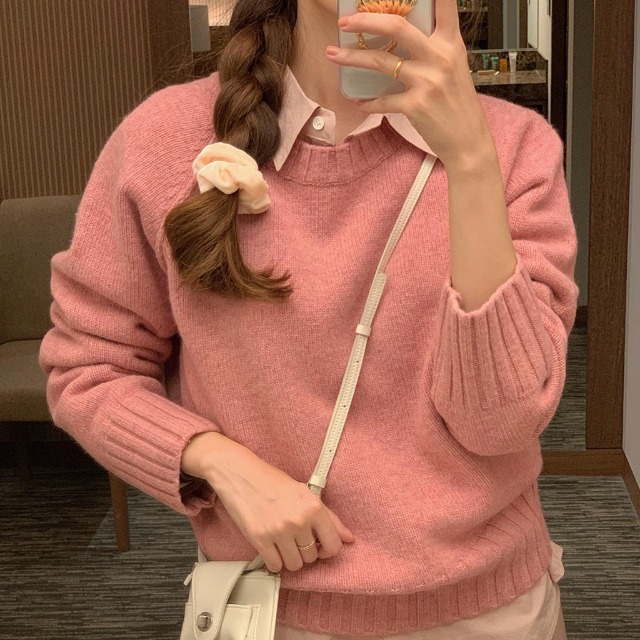 Uネックニット 4color! | ファッション通販サイト NUGU