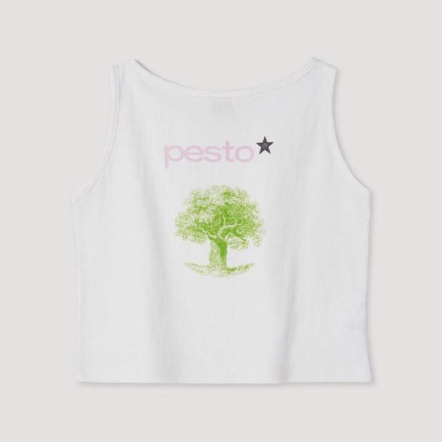 TREE SLEEVELESS TOP WHITE | ファッション通販サイト NUGU