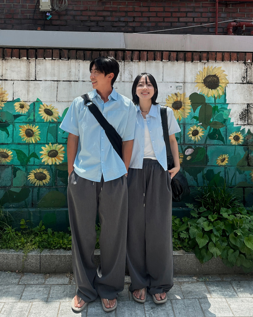 (UNISEX)コットン半袖シャツ | ファッション通販サイト NUGU