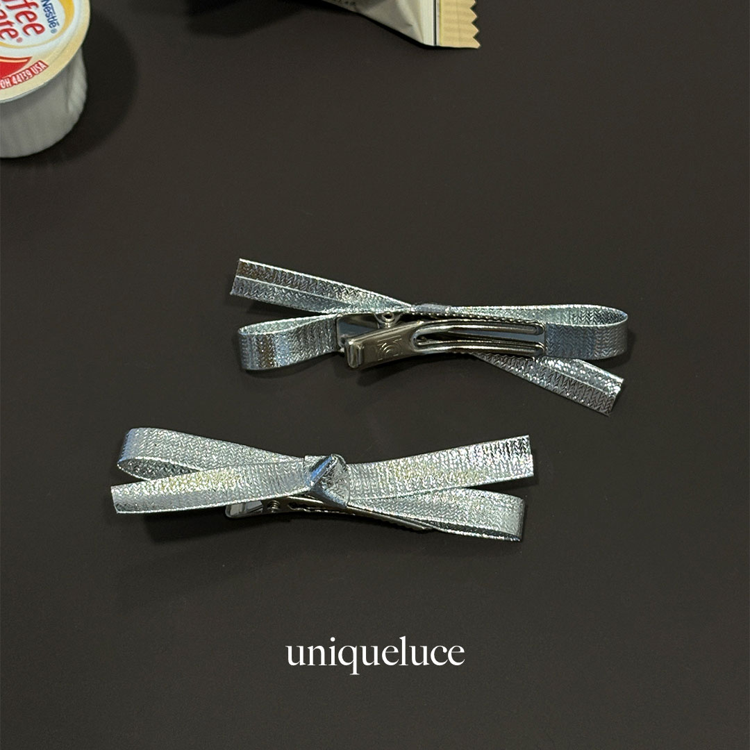 silver ribbon pin 2set | ファッション通販サイト NUGU
