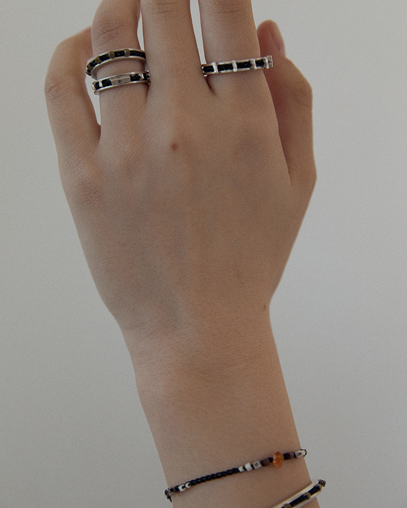 sunset bits metallic crochet bracelet | ファッション通販サイト NUGU