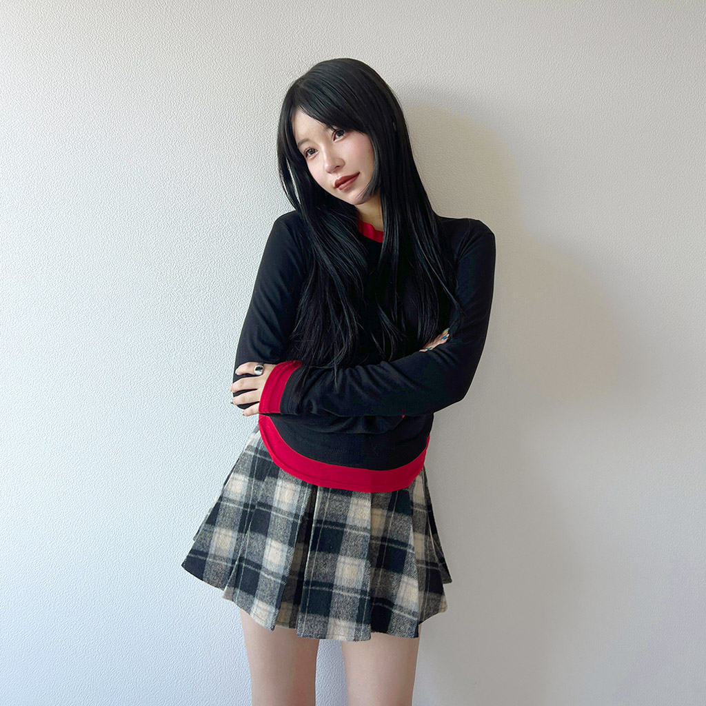 レイヤードバイカラーTシャツ | ファッション通販サイト NUGU