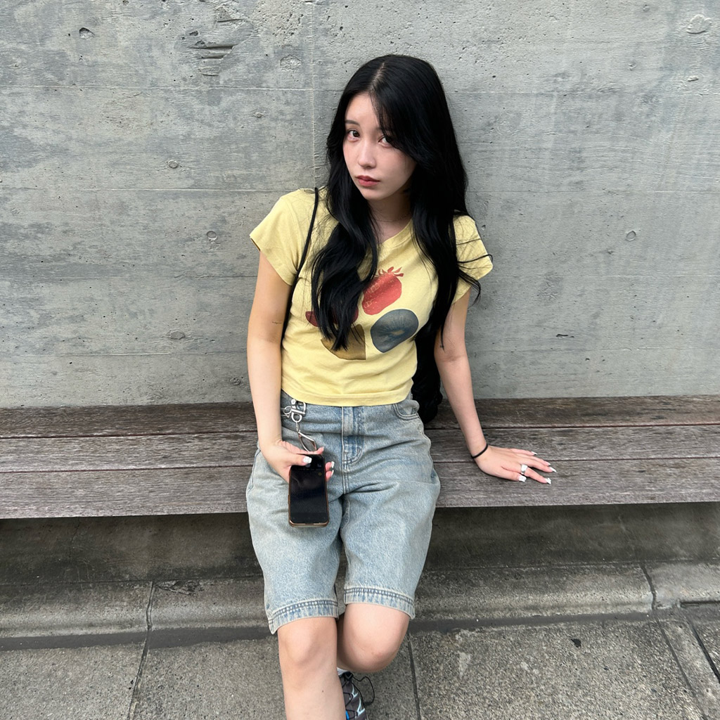 フルーツクロップドT | ファッション通販サイト NUGU