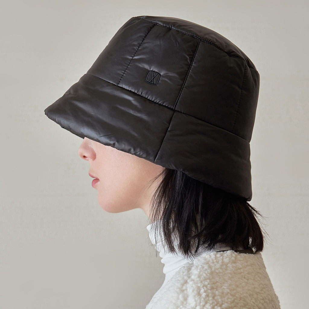 VA Square Padding Bucket Hat Black | ファッション通販サイト NUGU