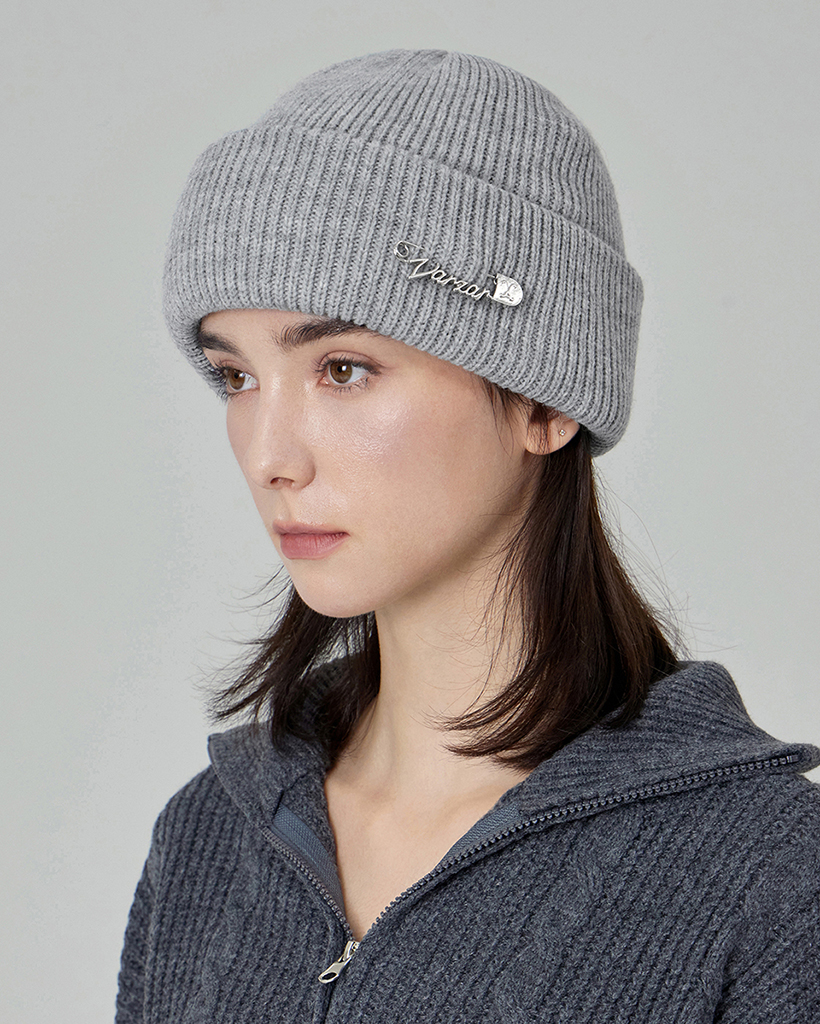 VARZAR Safety Pin Beanie Gray | ファッション通販サイト NUGU