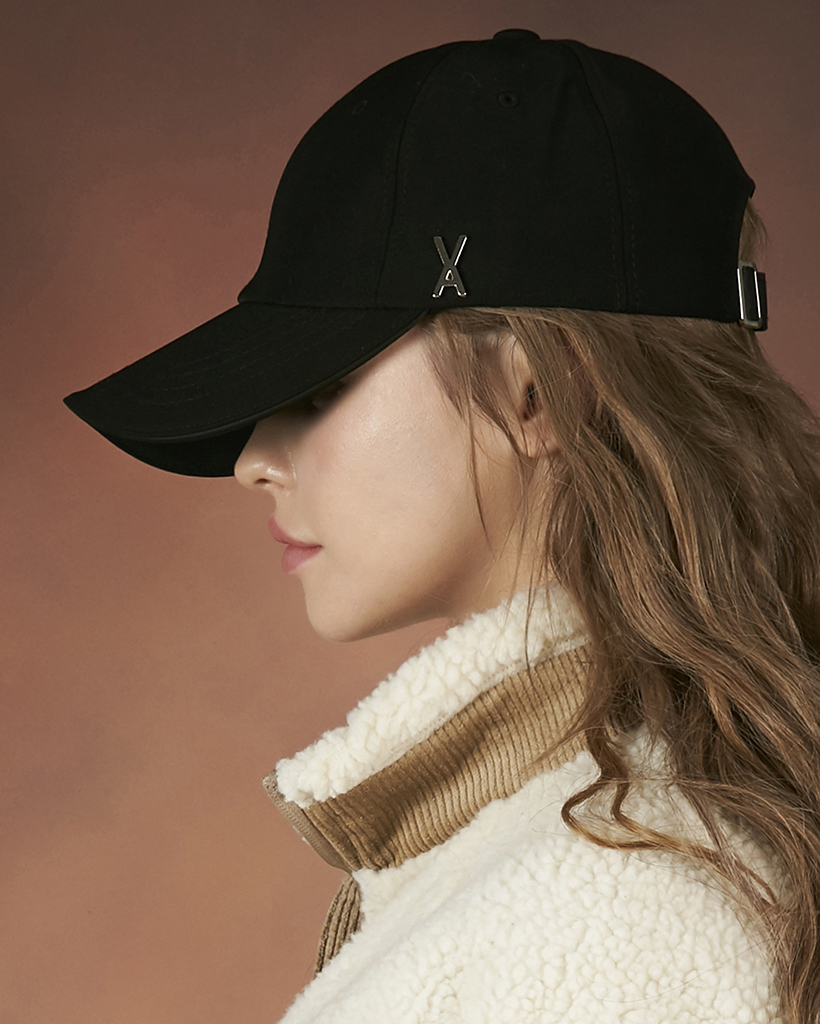 [VARZAR] Silver stud over fit ball cap black | ファッション通販サイト NUGU