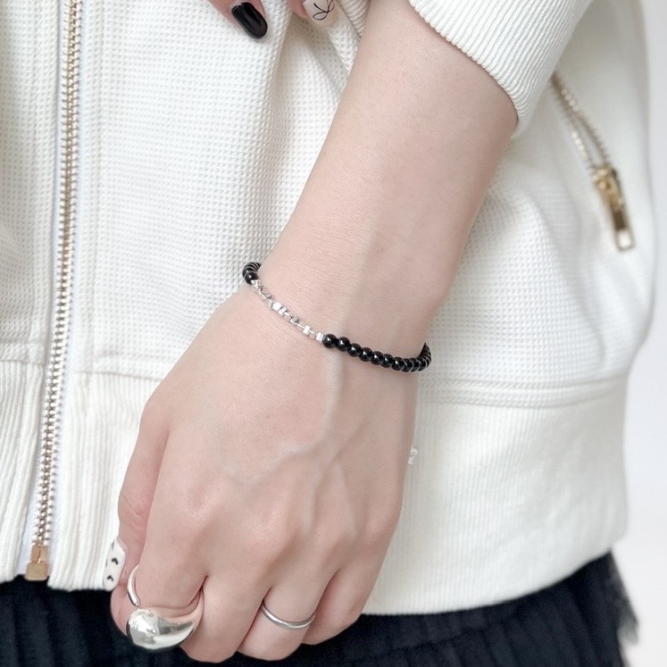 【販売終了】black beads bracelet | ファッション通販サイト NUGU