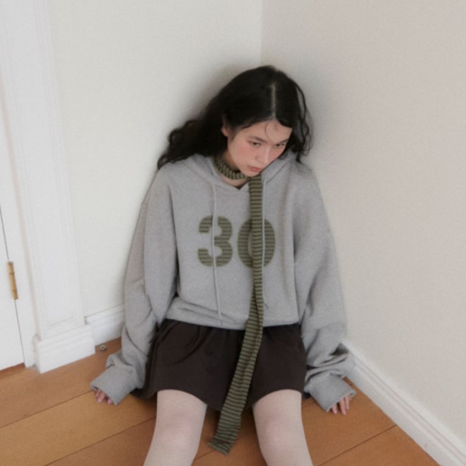 30 STRIPE HOODIE (GREY) | ファッション通販サイト NUGU