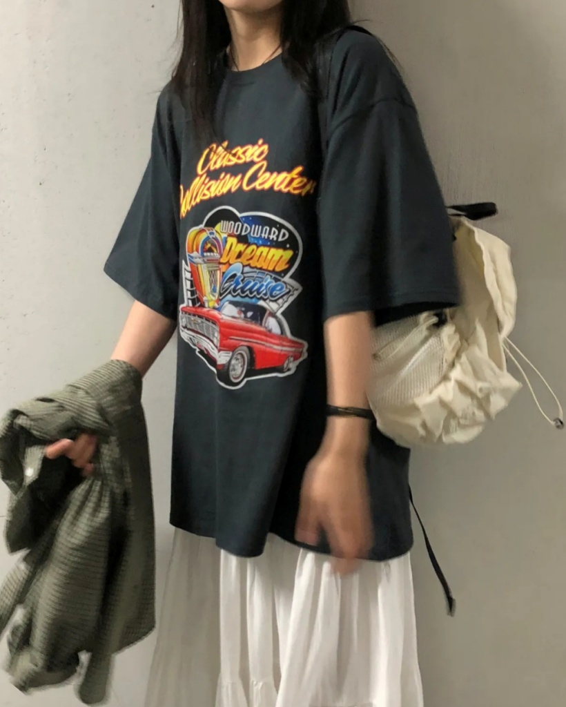 [unisex]プリント半袖Tシャツ | ファッション通販サイト NUGU