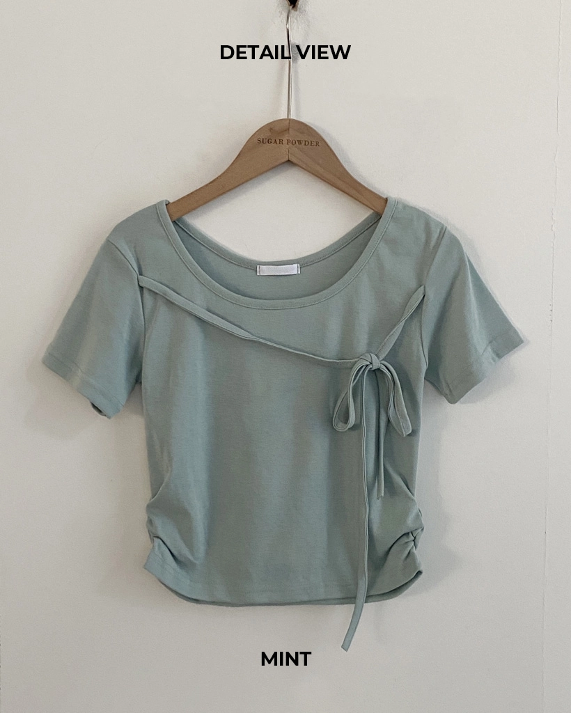 ポイントサイドシャーリング半袖Tシャツ-5color | ファッション通販サイト NUGU