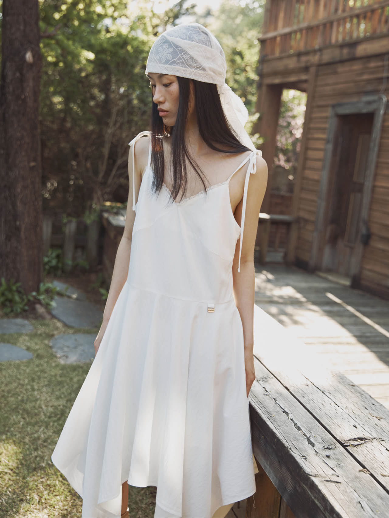 Lace Flare Dress Ivory | ファッション通販サイト NUGU