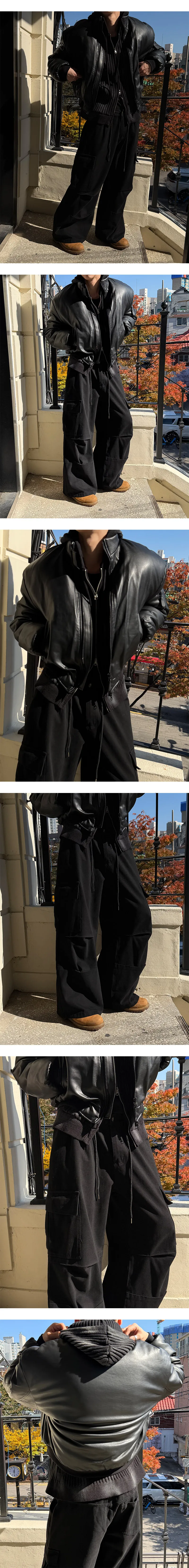 [F/W] Leather padding blouson(2color) | ファッション通販サイト NUGU