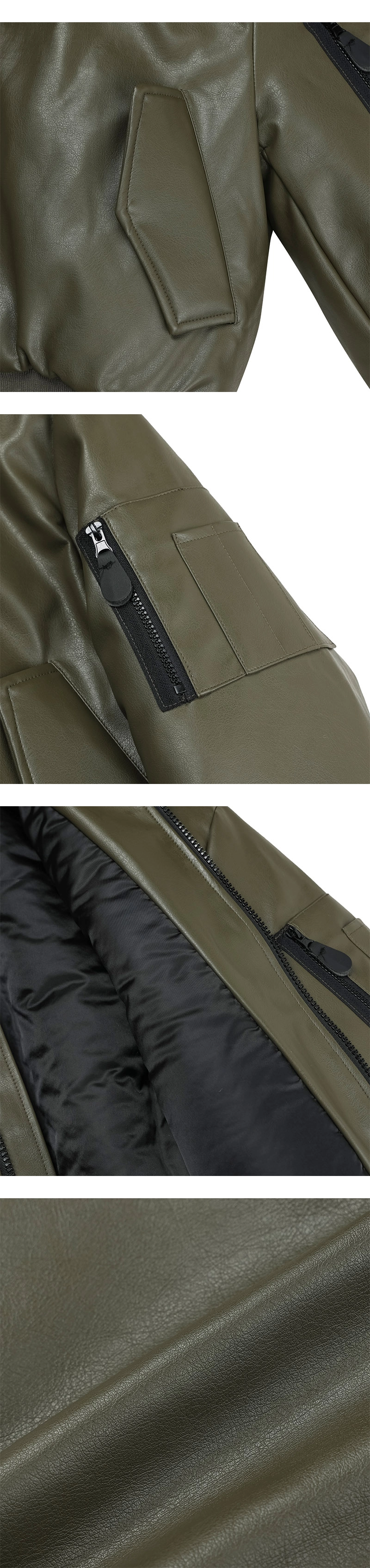 [F/W] Leather padding blouson(2color) | ファッション通販サイト NUGU