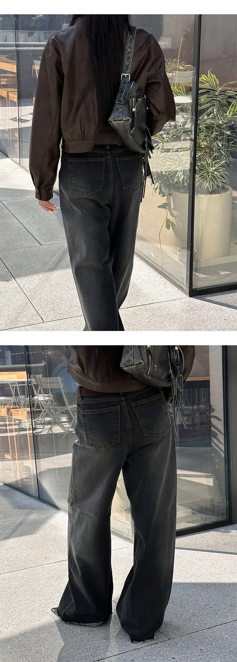 Vintage biker leather jacket(2color) | ファッション通販サイト NUGU