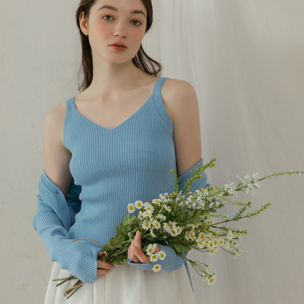 Ribbed Ensemble Sleeveless_3COLOR|ファッション通販サイトNUGU