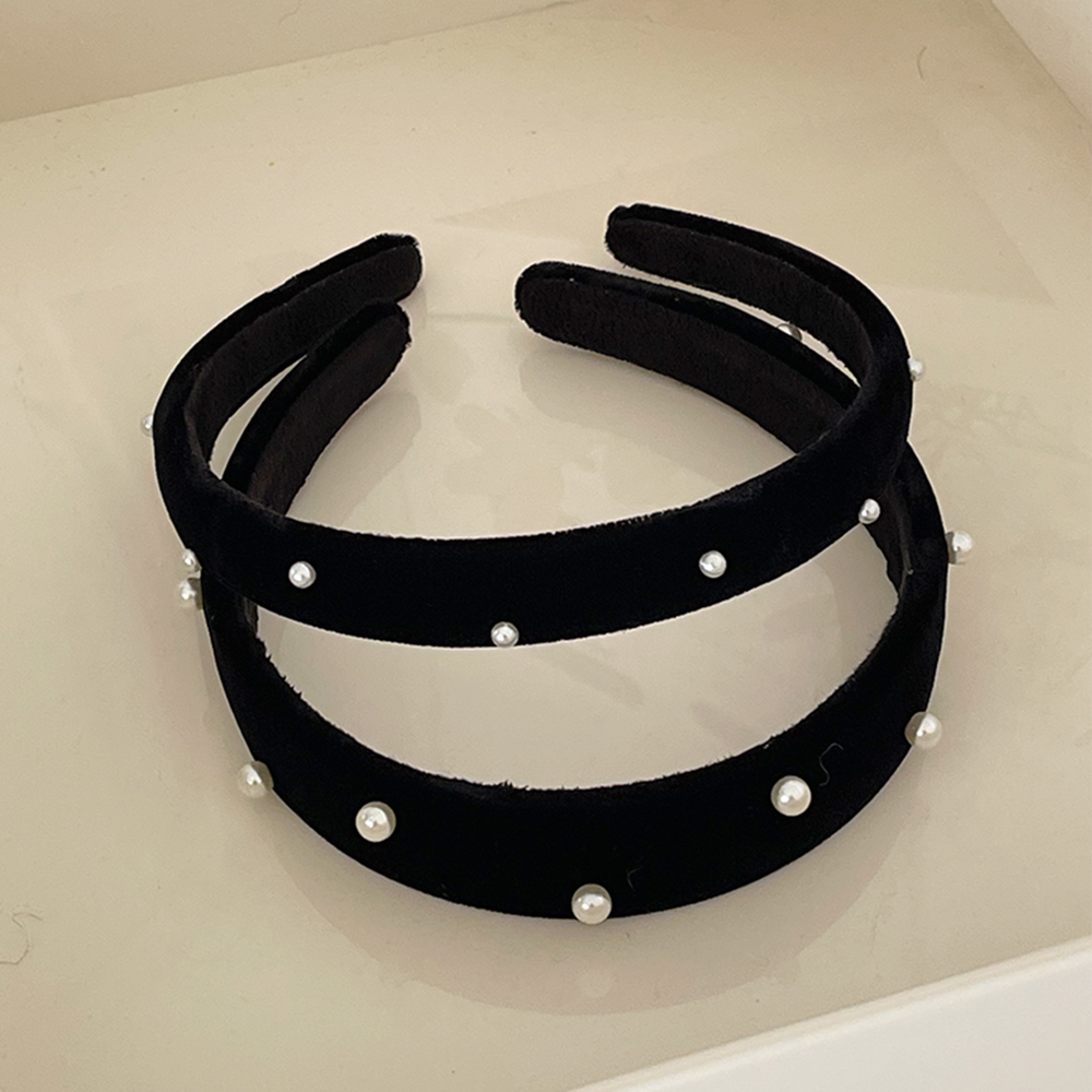 エリザベート真珠ベルベットヘアバンド(2size) | ファッション通販サイト NUGU