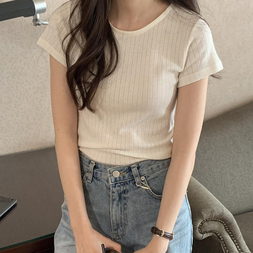 アイレット半袖Tシャツ3color | ファッション通販サイト NUGU