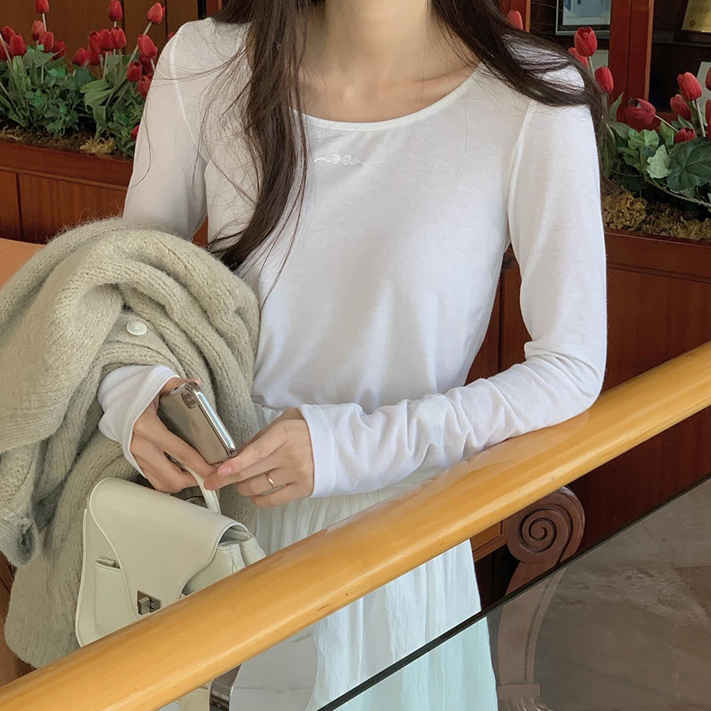 デイリーUネックステッチTシャツ3color | ファッション通販サイト NUGU