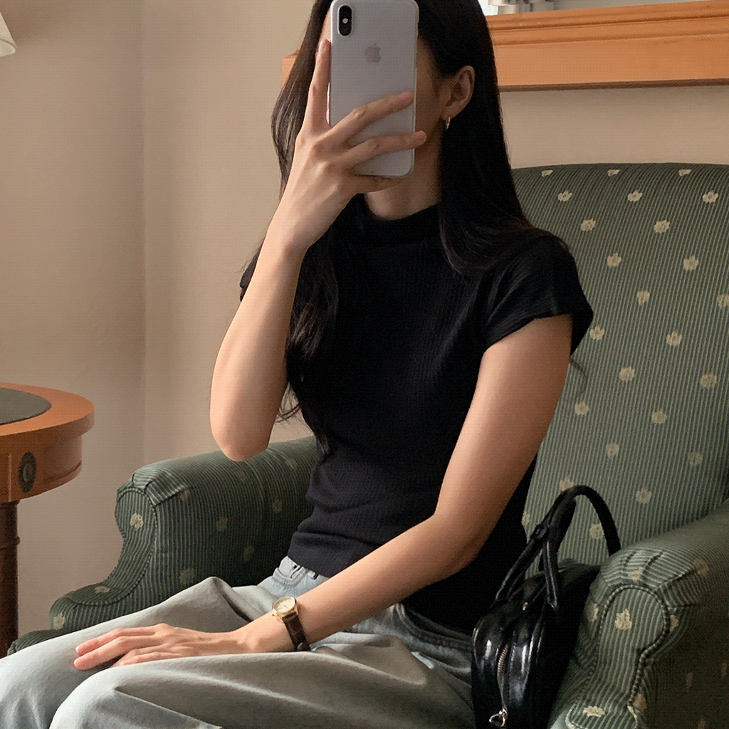 [7color]ハーフタートルネックTシャツ | ファッション通販サイト NUGU