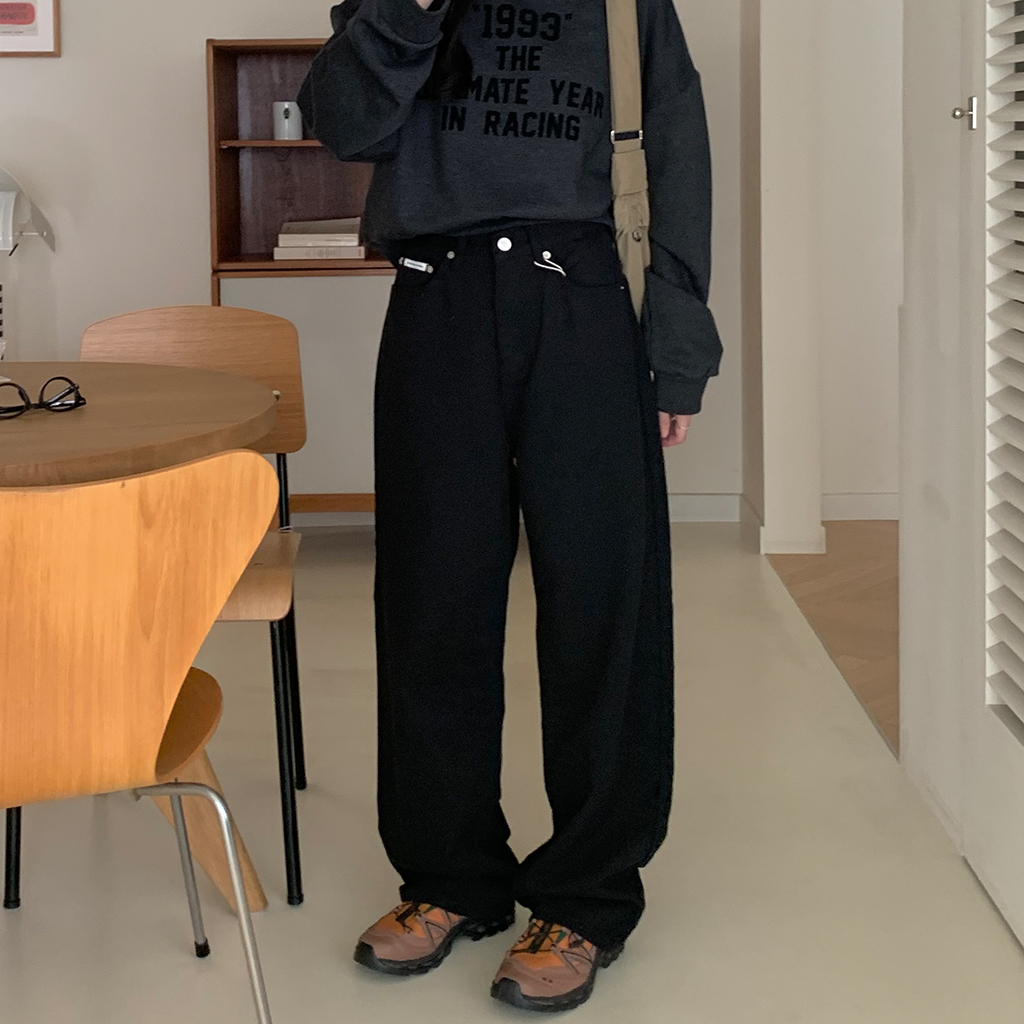 [original]ベーシックワイドコットンパンツ | ファッション通販サイト NUGU