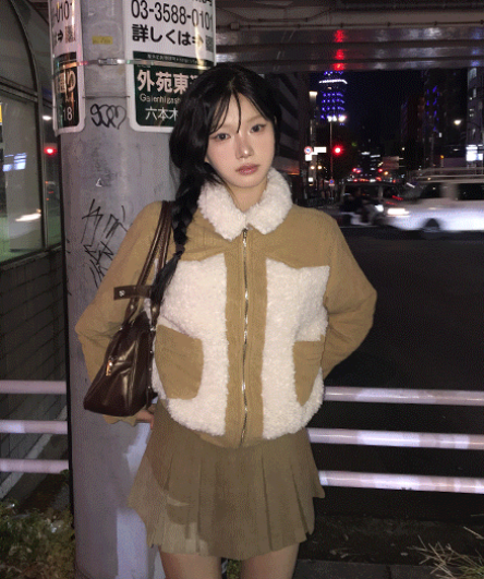 in tokyoサイドバックルコーデュロイボアキルティングパーカー | ファッション通販サイト NUGU