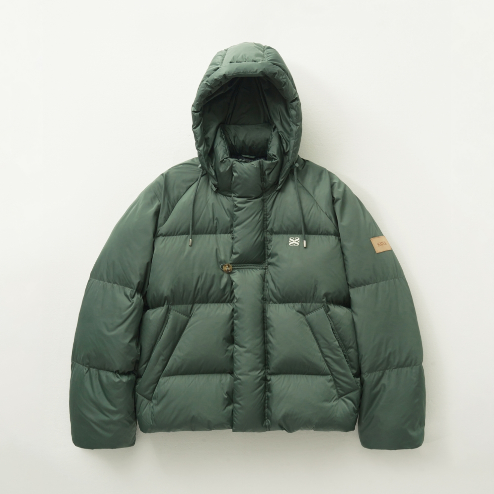 Detachable Hood Duck Down Padding - Green | ファッション通販サイト NUGU