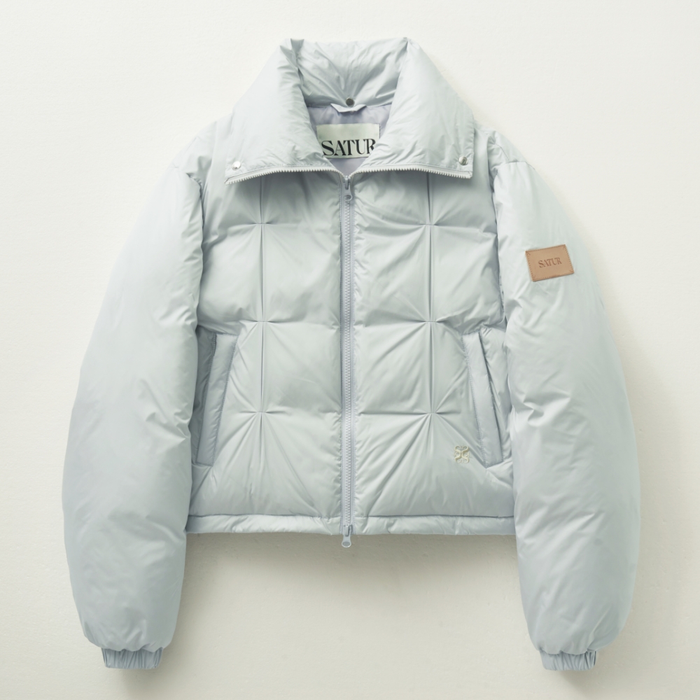 (W) 2-Way Collar Duck Down Padding - Light Gray | ファッション通販サイト NUGU