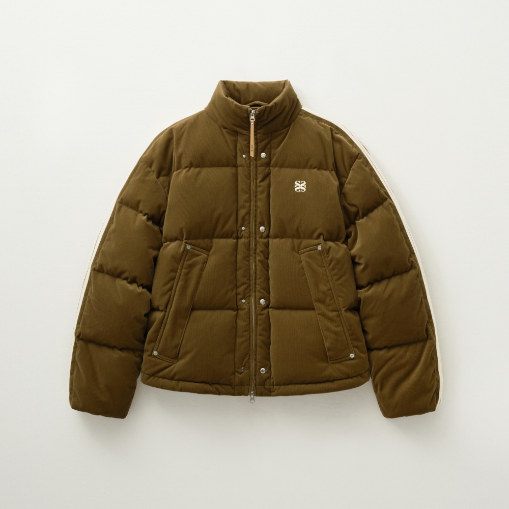 Lawton Corduroy Duck Down Padding - Brown | ファッション通販サイト NUGU