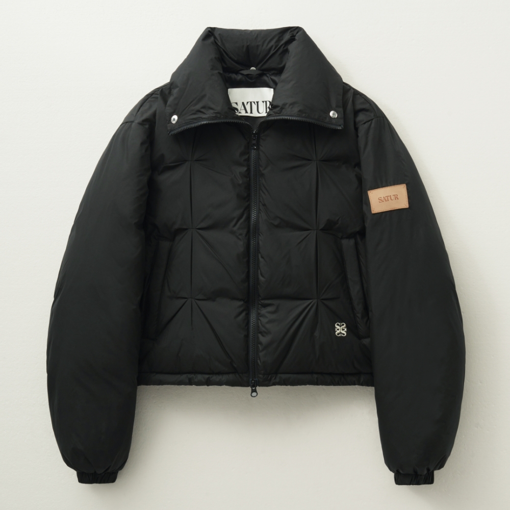 (W) 2-Way Collar Duck Down Padding - Black | ファッション通販サイト NUGU