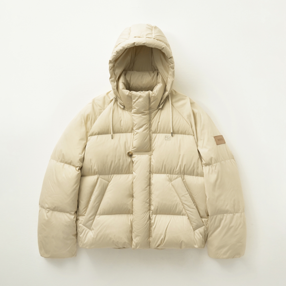 Detachable Hood Duck Down Padding - Cream | ファッション通販サイト NUGU