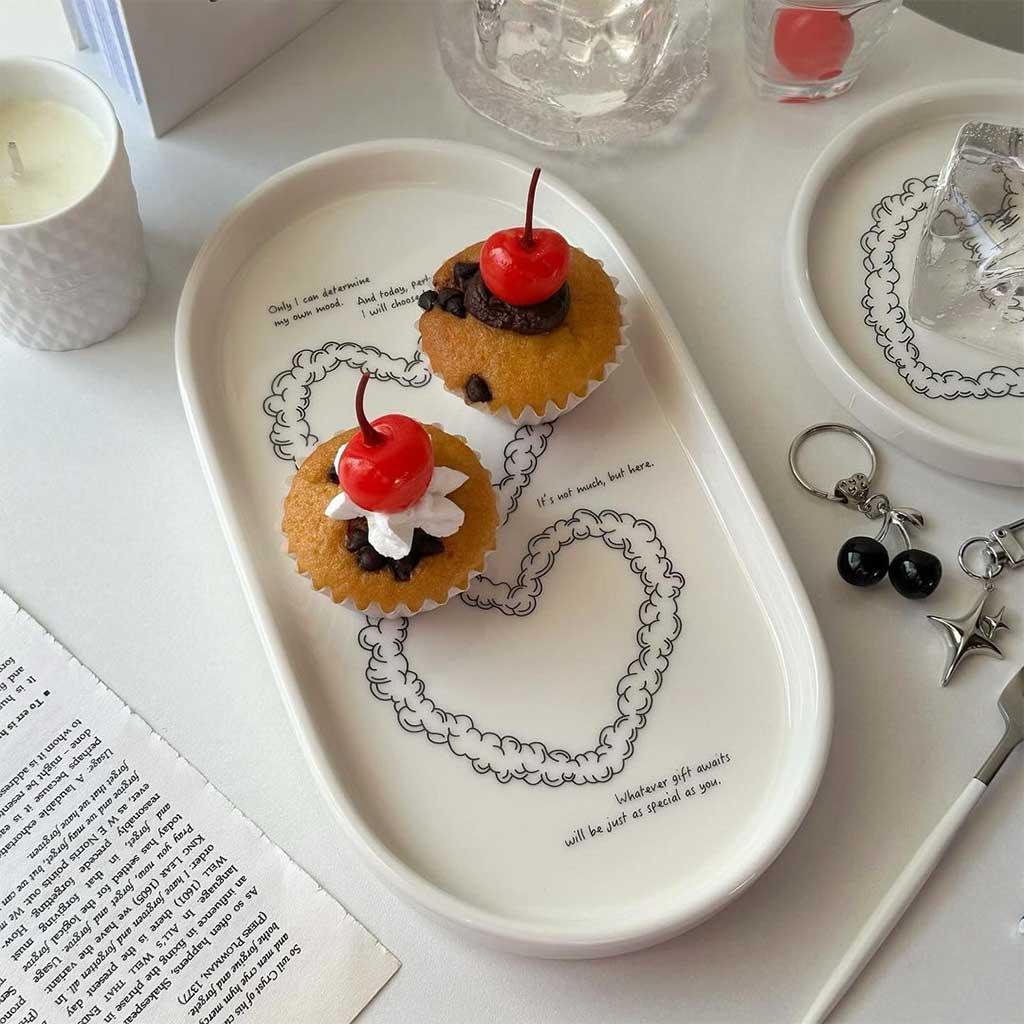 [KOGUMAITAN PICK] ELDOODLE ハートオーバルプレート | ファッション通販サイト NUGU