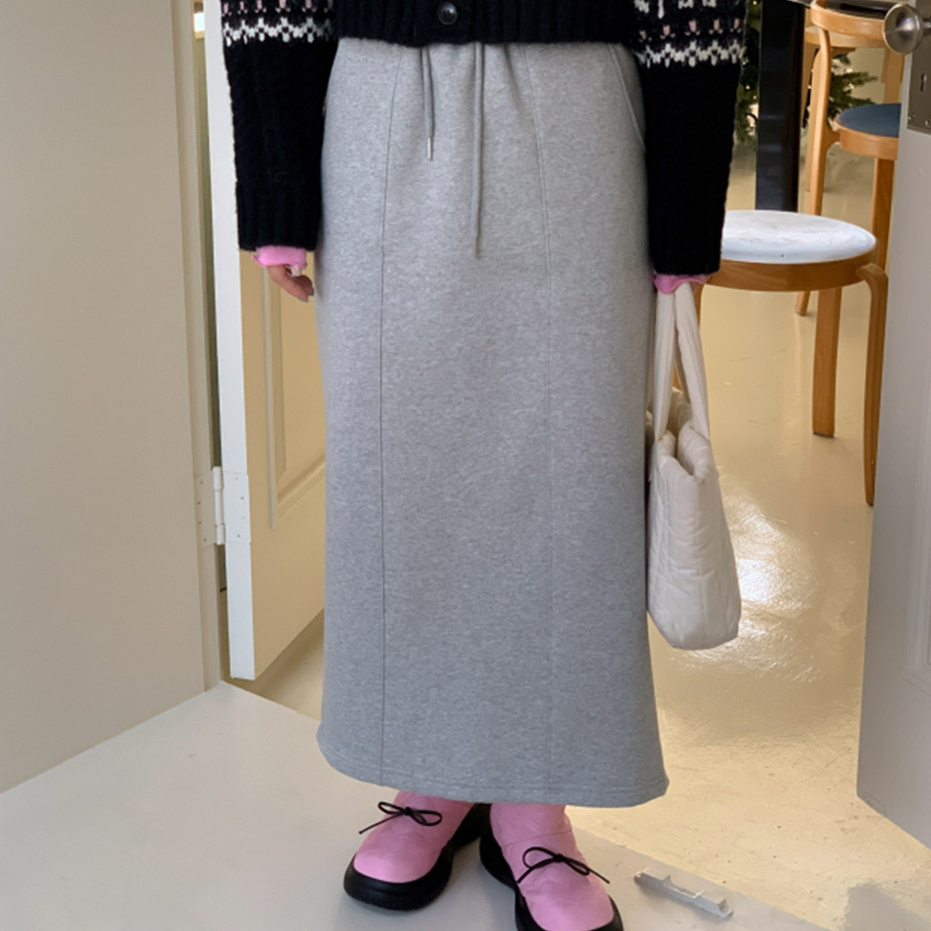 Libe裏起毛Hラインロングスカート(2c) | ファッション通販サイト NUGU