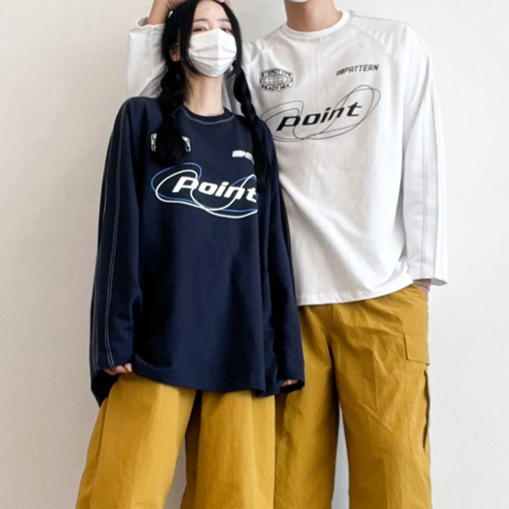 [unisex] オーバーサイズ長袖Tシャツ | ファッション通販サイト NUGU