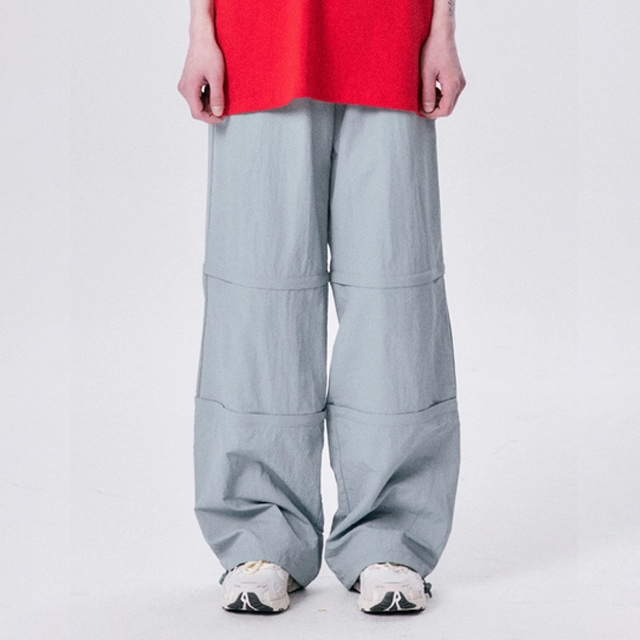 [HALOMINIUM] REFLECTED 3 PARTS PANTS - BLUE GRAY | ファッション通販サイト NUGU