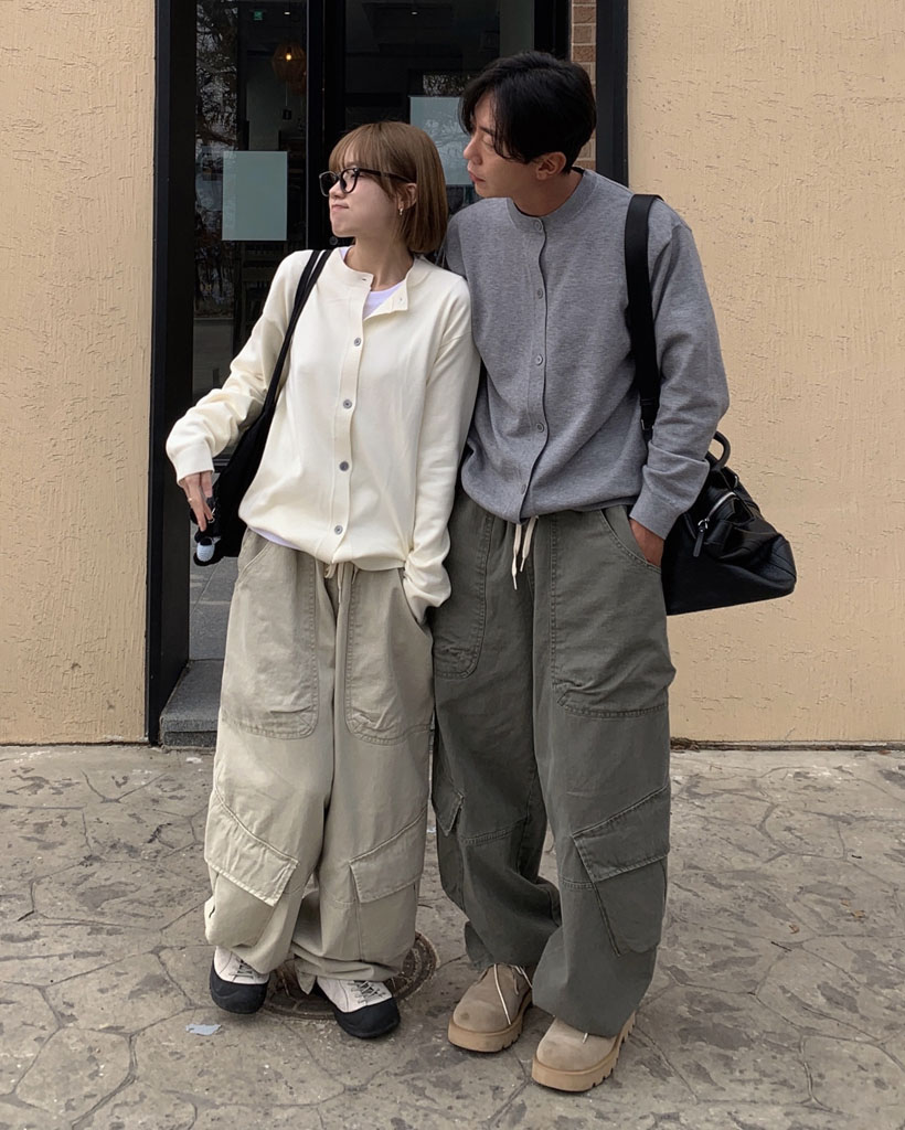 [UNISEX]ソフトラウンドカーディガン | ファッション通販サイト NUGU