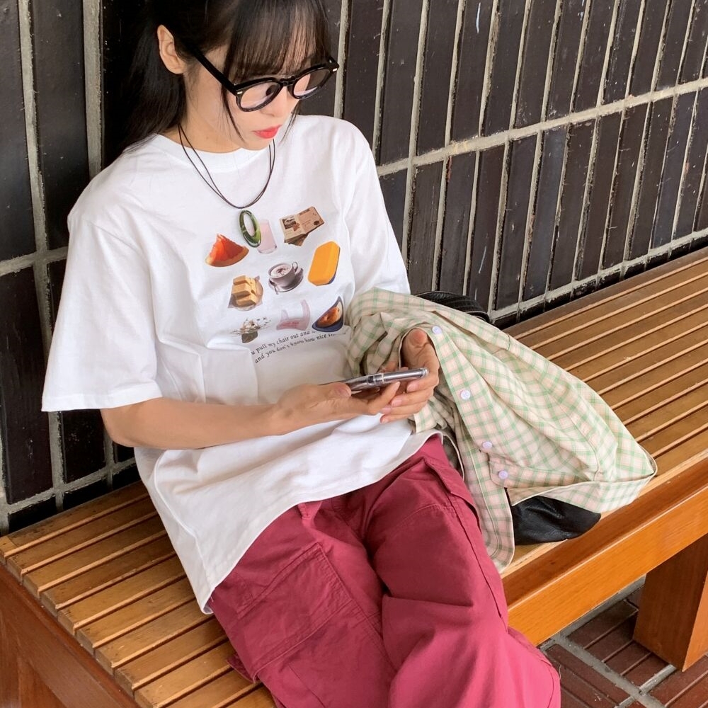 プリント半袖Tシャツ3color | ファッション通販サイト NUGU