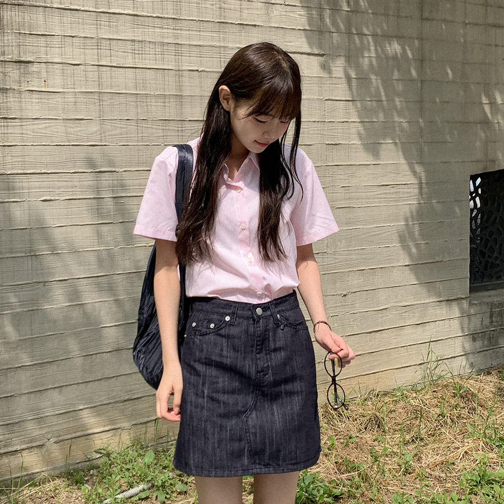 ローデニムコットンミニスカート | ファッション通販サイト NUGU