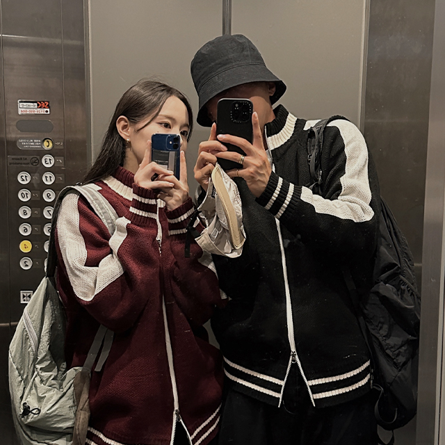 (UNISEX) 2WAYバーシティジャケット | ファッション通販サイト NUGU