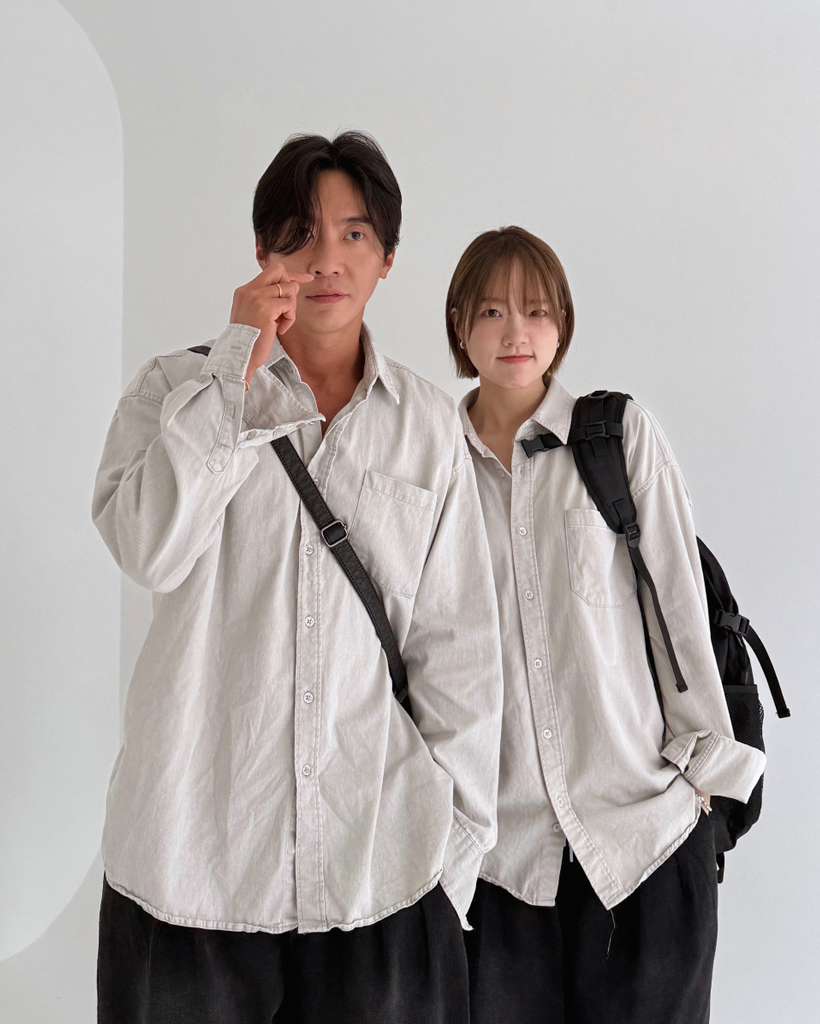(UNISEX)ウォッシュシャツ | ファッション通販サイト NUGU