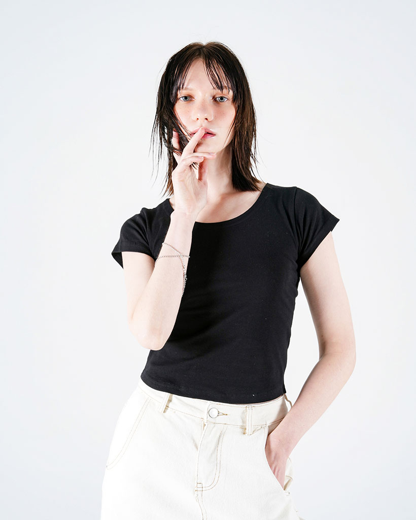 Editional Basic T-shirt (Black) | ファッション通販サイト NUGU