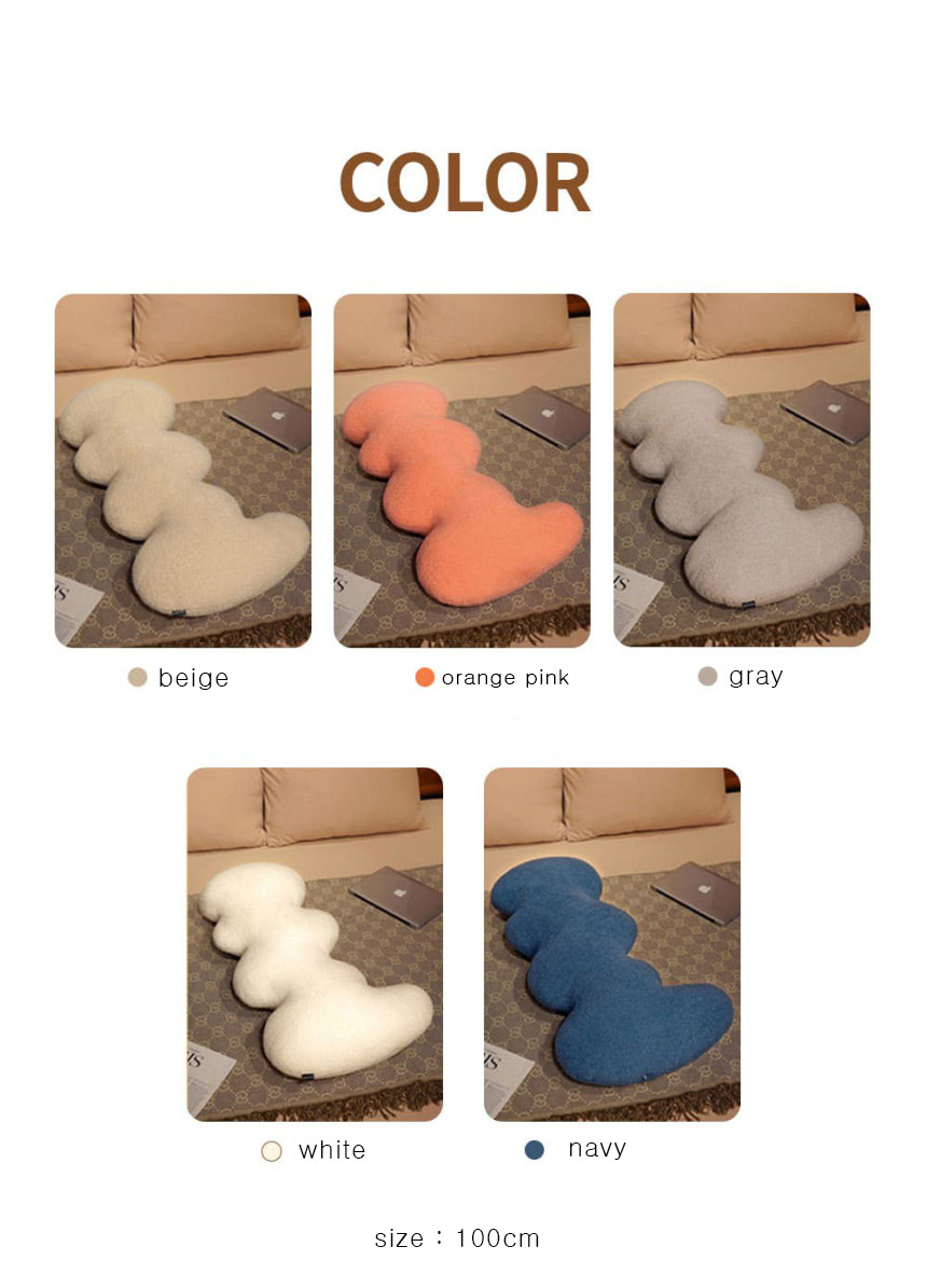 bookaz ウェーブボディピロー | ファッション通販サイト NUGU